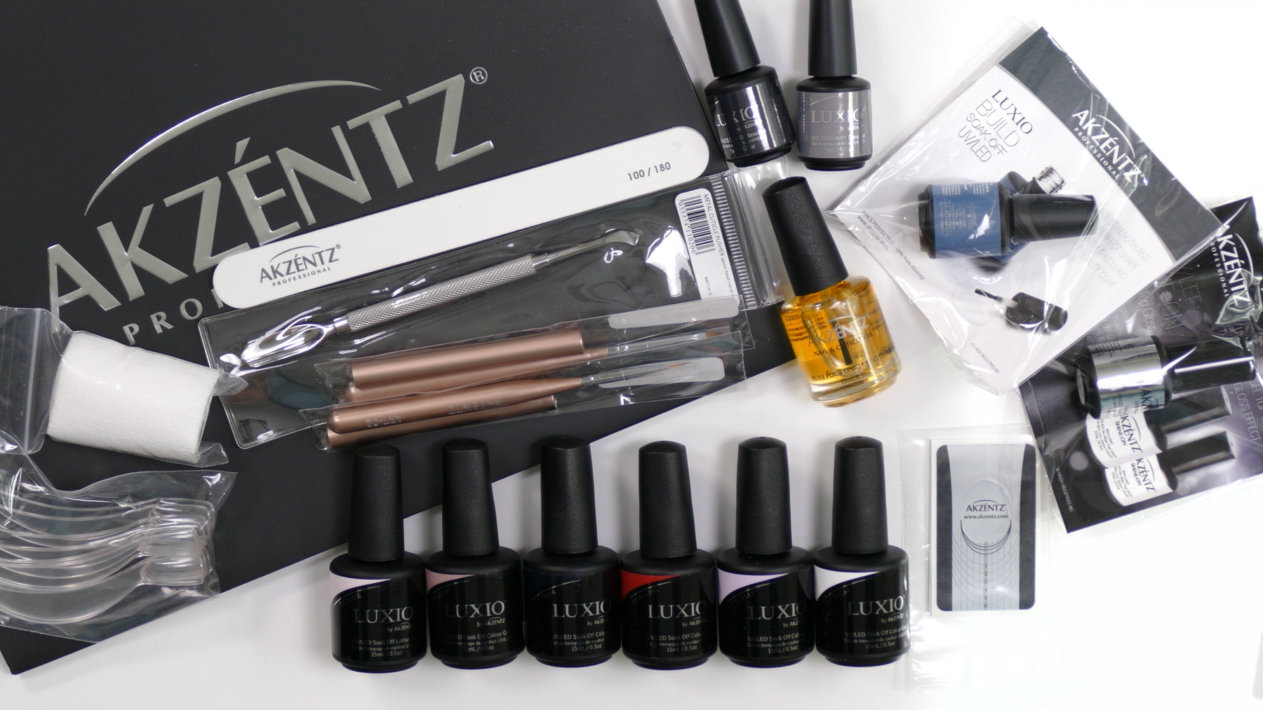 Akzentz Luxio Certification Class Kit FOR ACTIVE COURSE STUDENTS ONLY – The Nail Hub